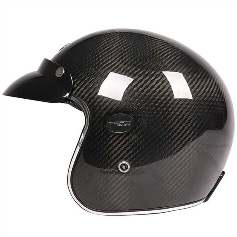 Carbon Fiber Open Face Helmet – Lake Moto
